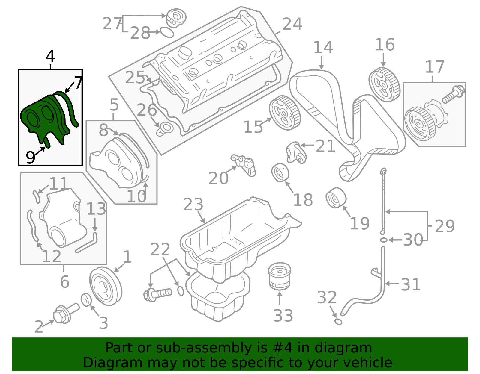 2002-2006 Kia Outer Timing Cover 21370-39501 | OEM Parts Online