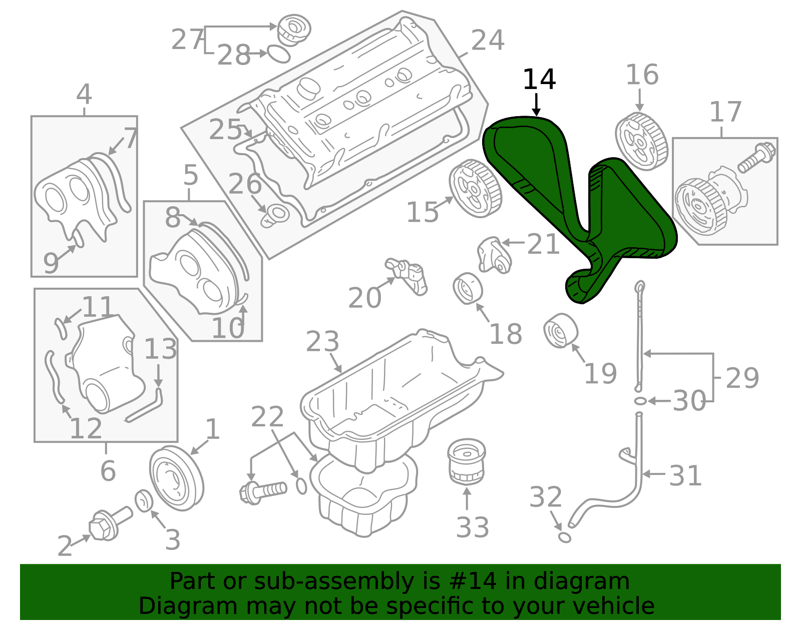 2002-2006 Kia Timing Belt 24312-39800 | OEM Parts Online