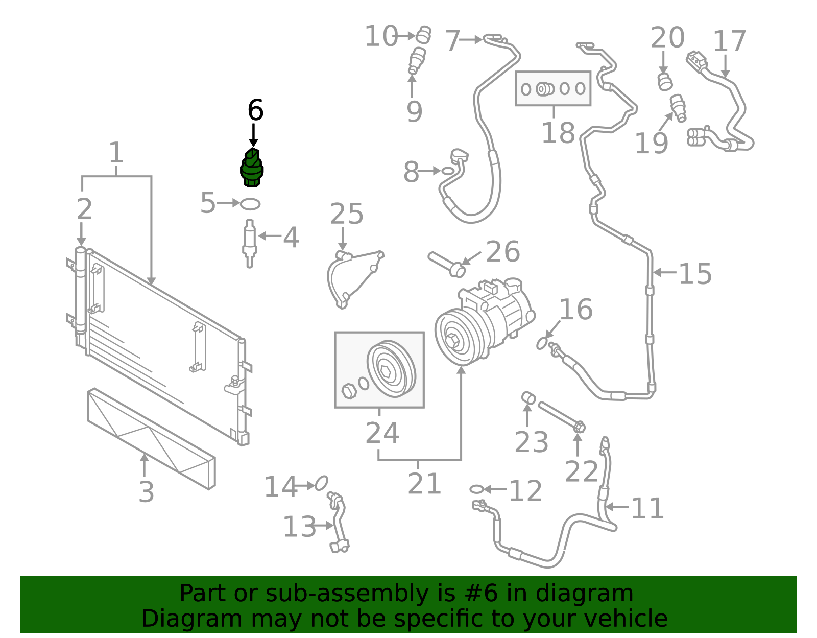 Pressure Sensor 5Q0-959-126-B | OEM Parts Online