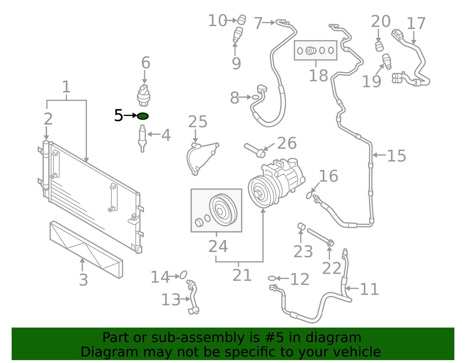7H0-820-896 - AC pressure switch O-Ring | Audi Parts Store