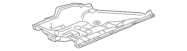 74613-TLA-A00 - 2017-2019 Honda CR-V - Cover Assembly L Middle Floor ...