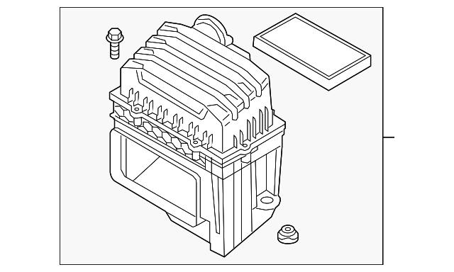 3QF-129-607-F - Air Cleaner Assembly 2018-2023 Volkswagen | Wolfsburg ...