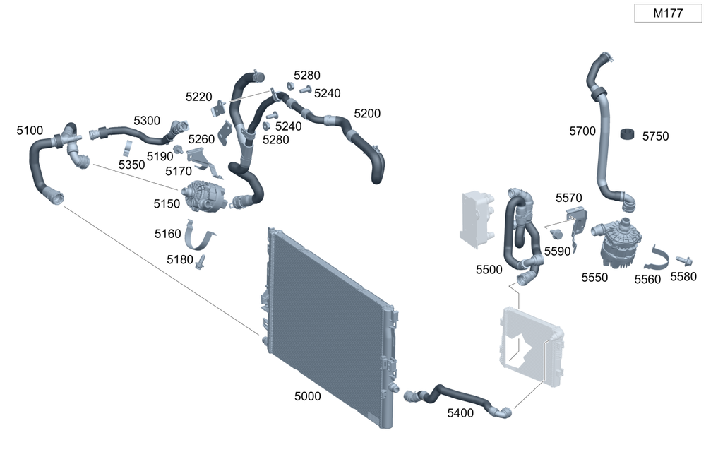 2008-2026 Mercedes-Benz Coolant Pump 000-500-55-00 | Benz Parts Online