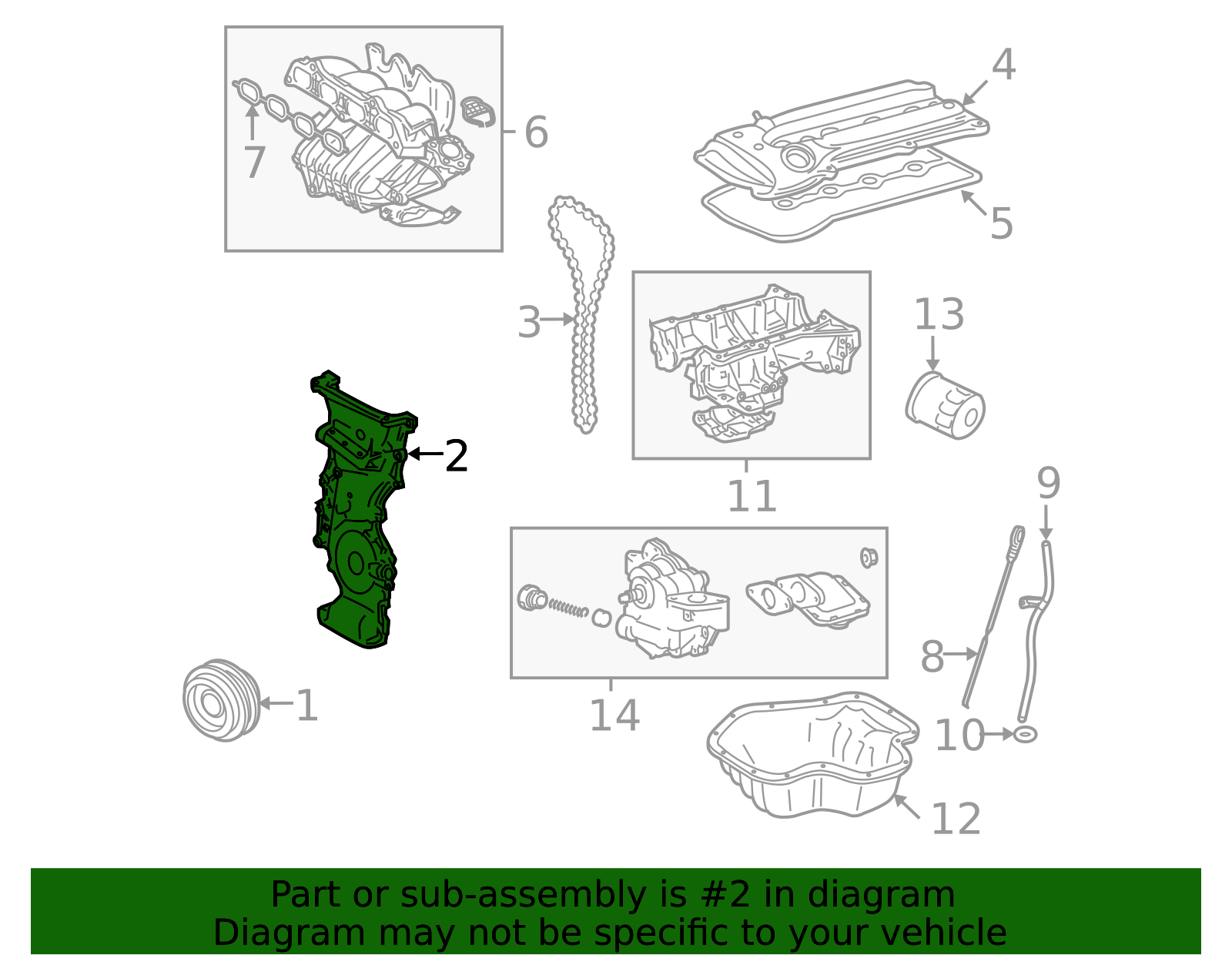 11310-0H011 - Engine Timing Cover Norm Reeves Toyota Dallas