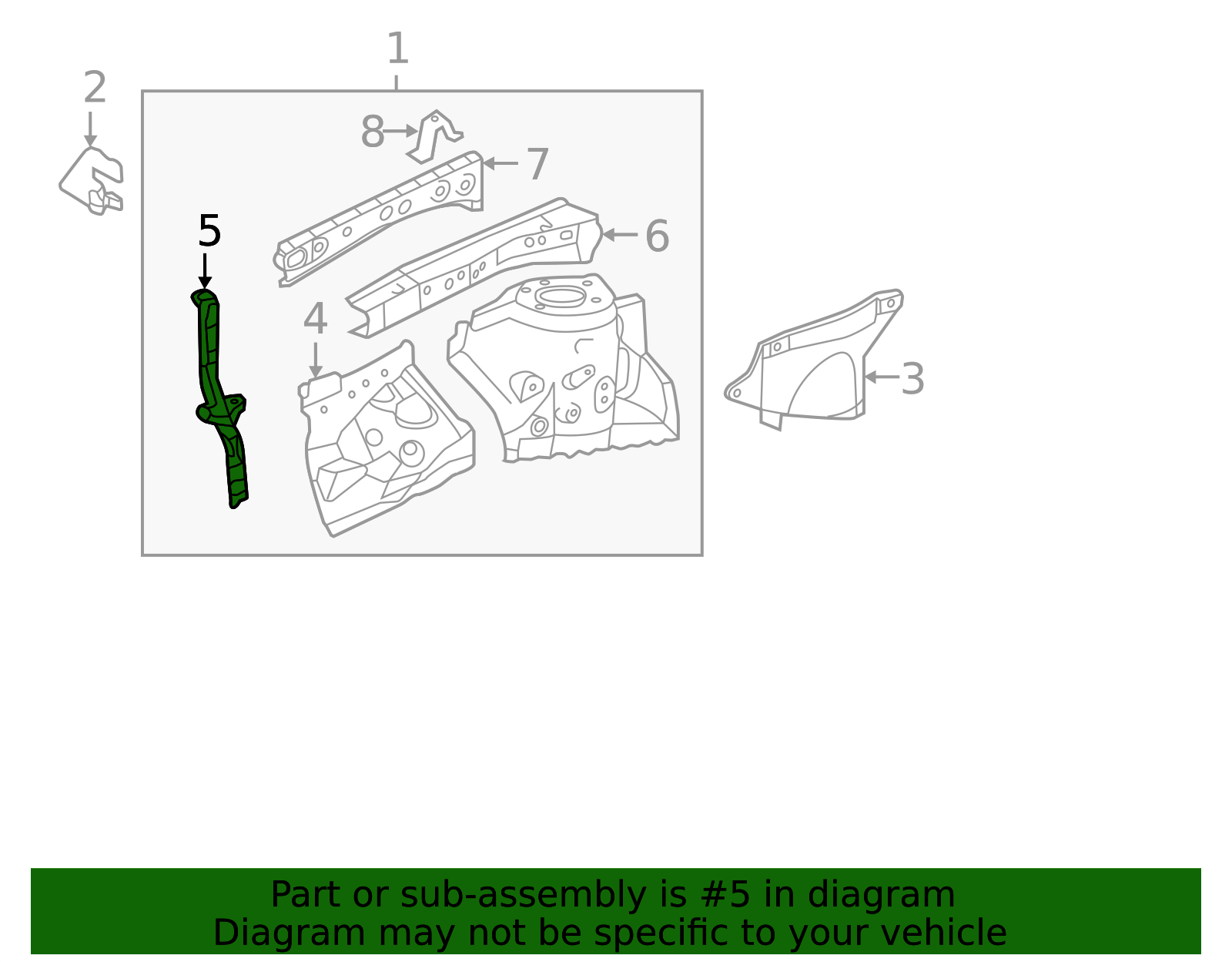 Genuine Official Toyota Front Extension part# 53707-06020 for 2012-2018 ...