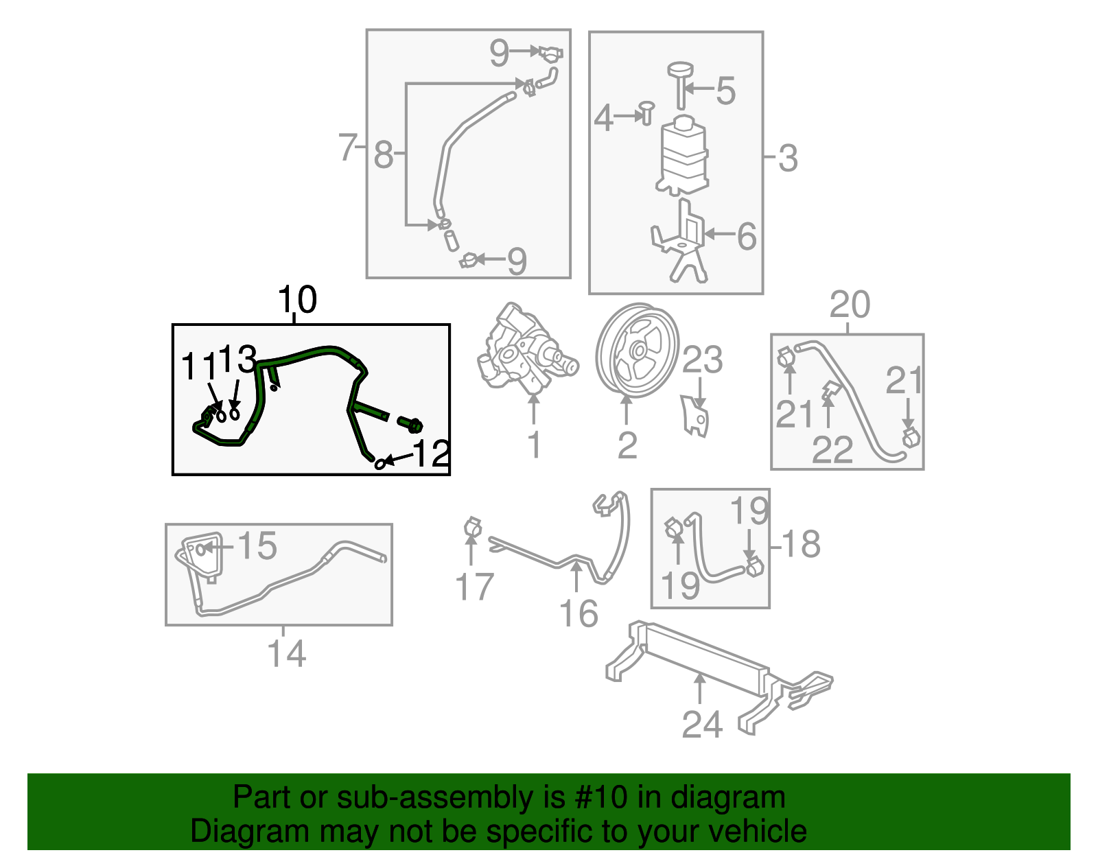 2007-2017 GM Hose 19540418 | Capital Chevy Parts