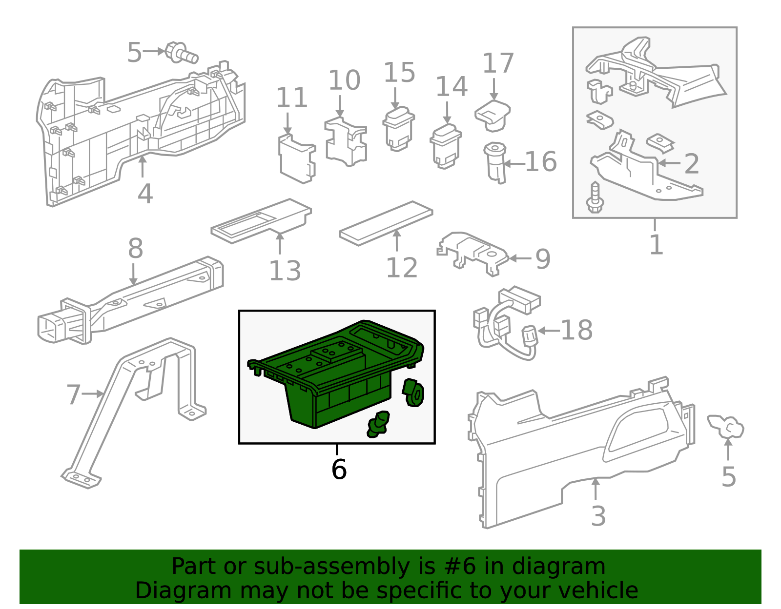77297-T0A-A01ZA - 2015-2016 Honda CR-V - Panel Assembly Console *NH167L ...