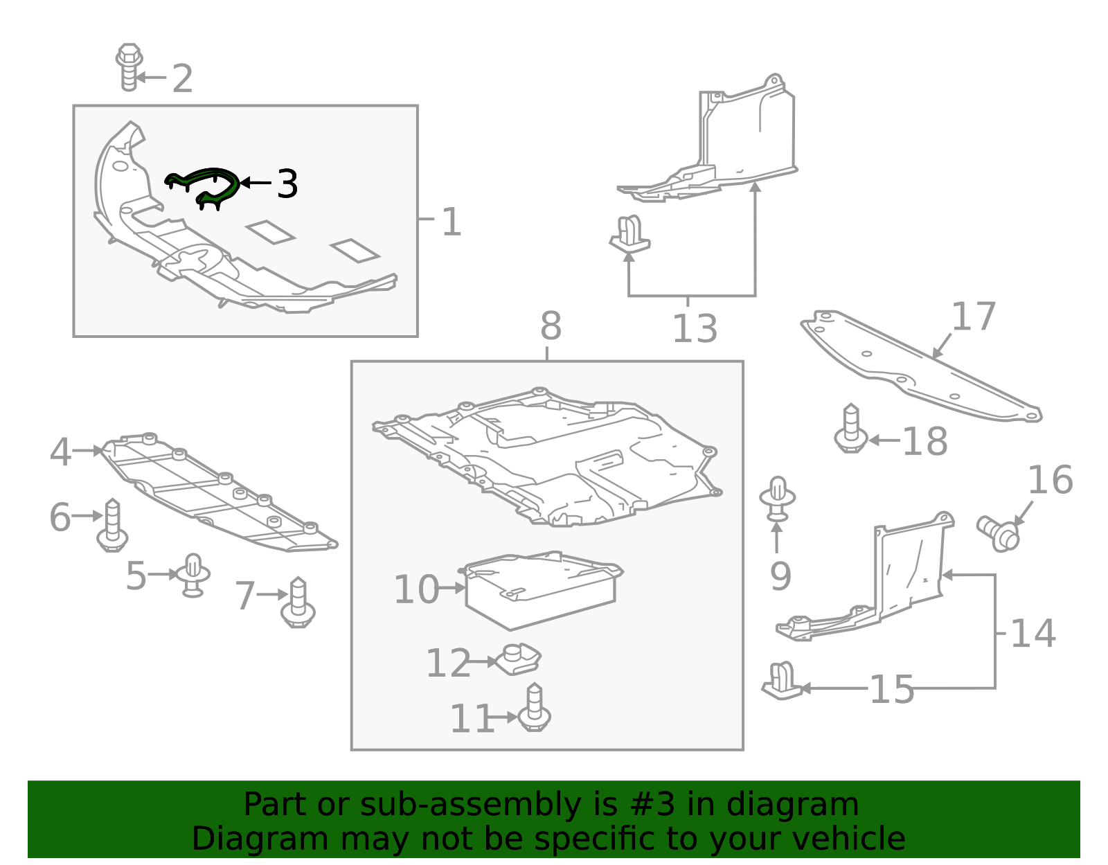 53381-47051 - Radiator Support Access Cover Seal Longo Toyota Parts