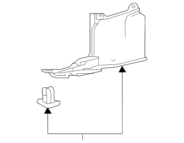 2019-2025 Toyota Side Shield 51443-02130 | Toyota Parts Center
