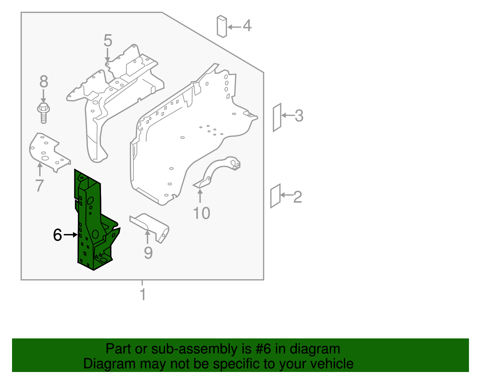 F2521-EZ4MA - Vertical Support 2017-2024 Nissan TITAN | Sullivan ...