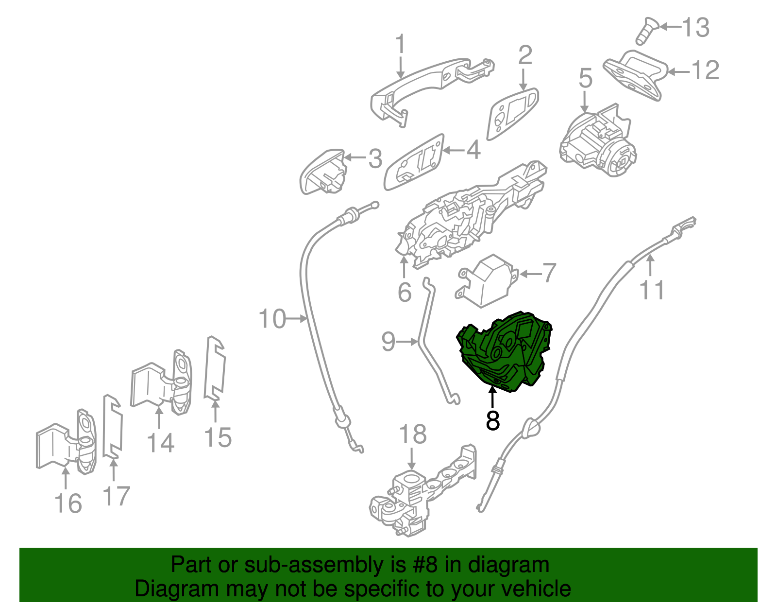 2011-2018 Volvo Lock Assembly 31349858 | OEM Parts Online