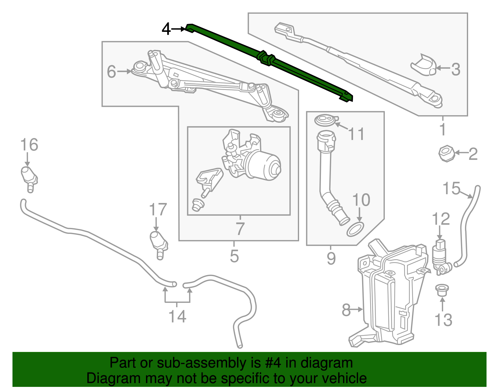 42765840 - Wiper Blade 2013-2022 GM | GM Parts Warehouse