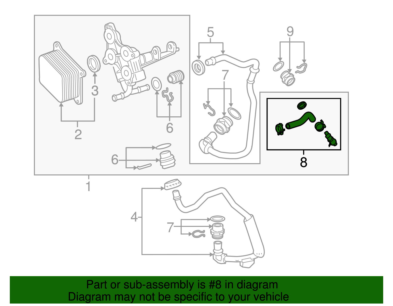 2016-2024 GM Engine Oil Cooler Inlet Pipe 12662507 | Capital Chevy Parts