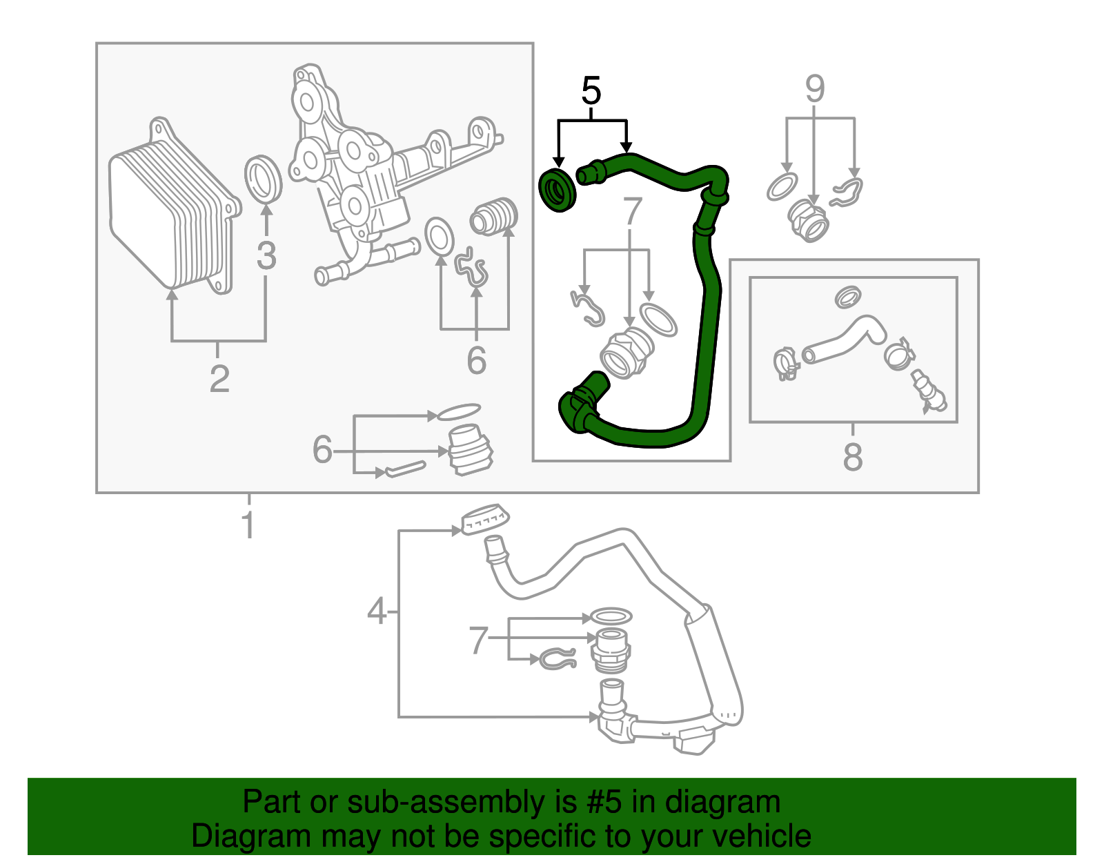 2016-2024 GM Oil Cooler Pipe 12673650 | Capital Chevy Parts