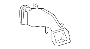 2018-2025 Toyota Instrument Panel Air Duct 87201-33460 | Toyota Parts ...