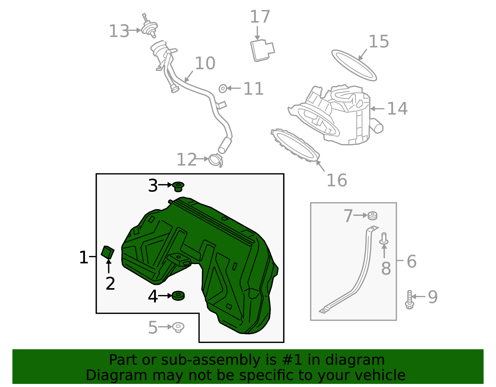 2019-2025 BMW Z4 Fuel Tank 16-11-9-488-314 | BMW OEM Parts