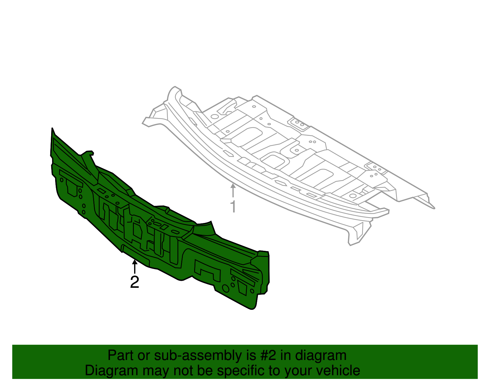 2012-2017 Hyundai Accent Rear Body Panel 69100-1R300 | OEM Parts Online