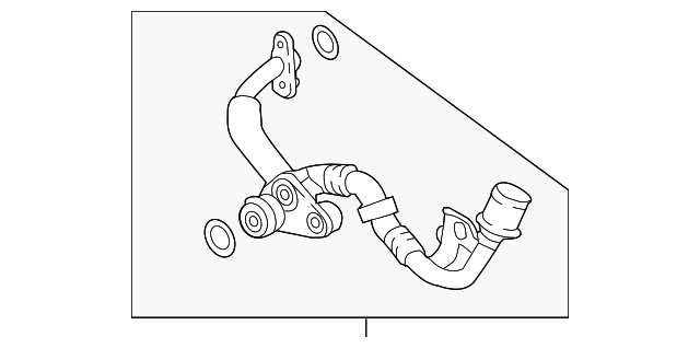 06K-121-406-H - Water Inlet Pipe 2018-2022 Volkswagen | Volkswagen ...