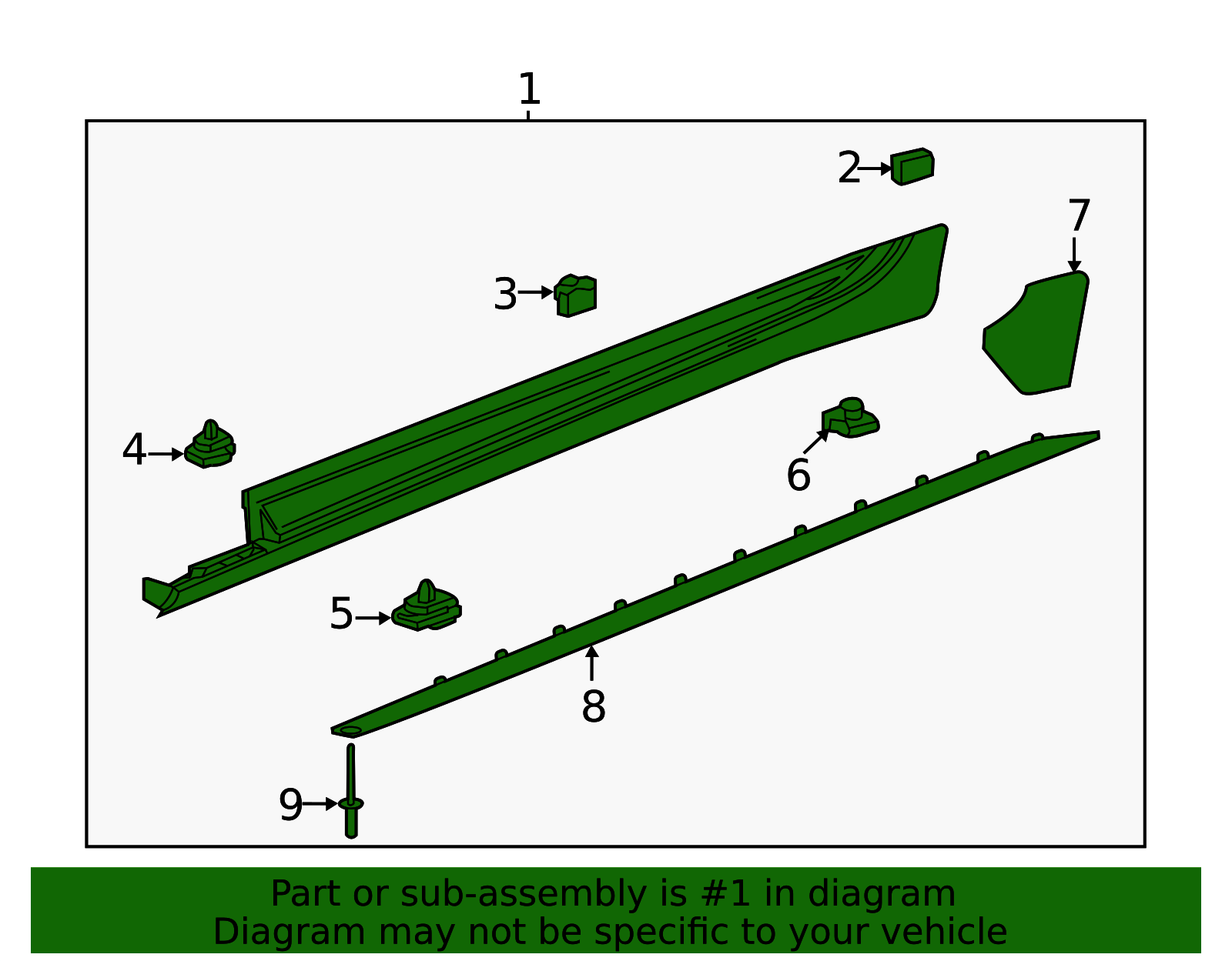84827958 - Primed Passenger Side Rocker Panel Molding 2020-2025 ...