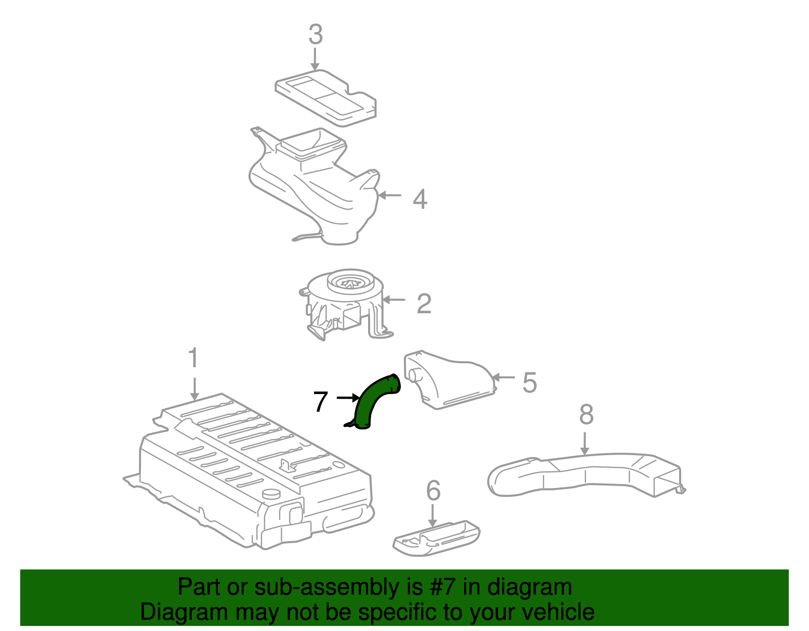 G92D4-06010 - Intake Duct - 2007-2011 Toyota Camry | Nucar Toyota Parts