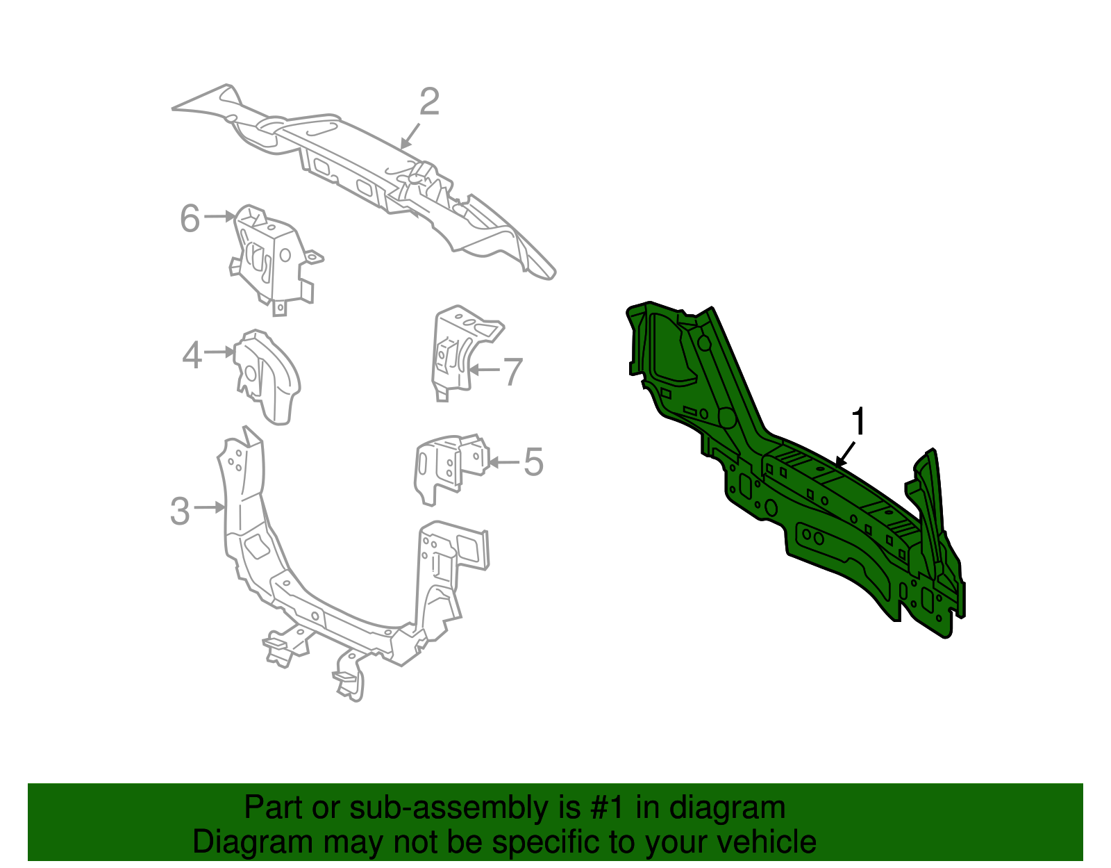 204-640-19-71 - Rear Body Panel 2010-2015 Mercedes-Benz | Mercedes-Benz ...