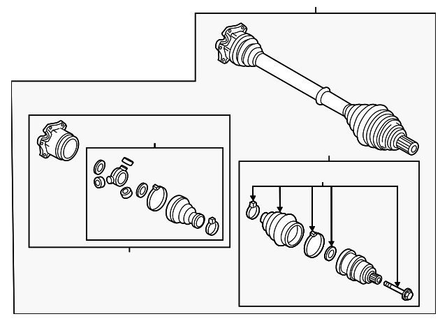 4N0-407-271-K - Drive Shaft 2020-2021 Audi A8 Quattro | Audi OEM Parts