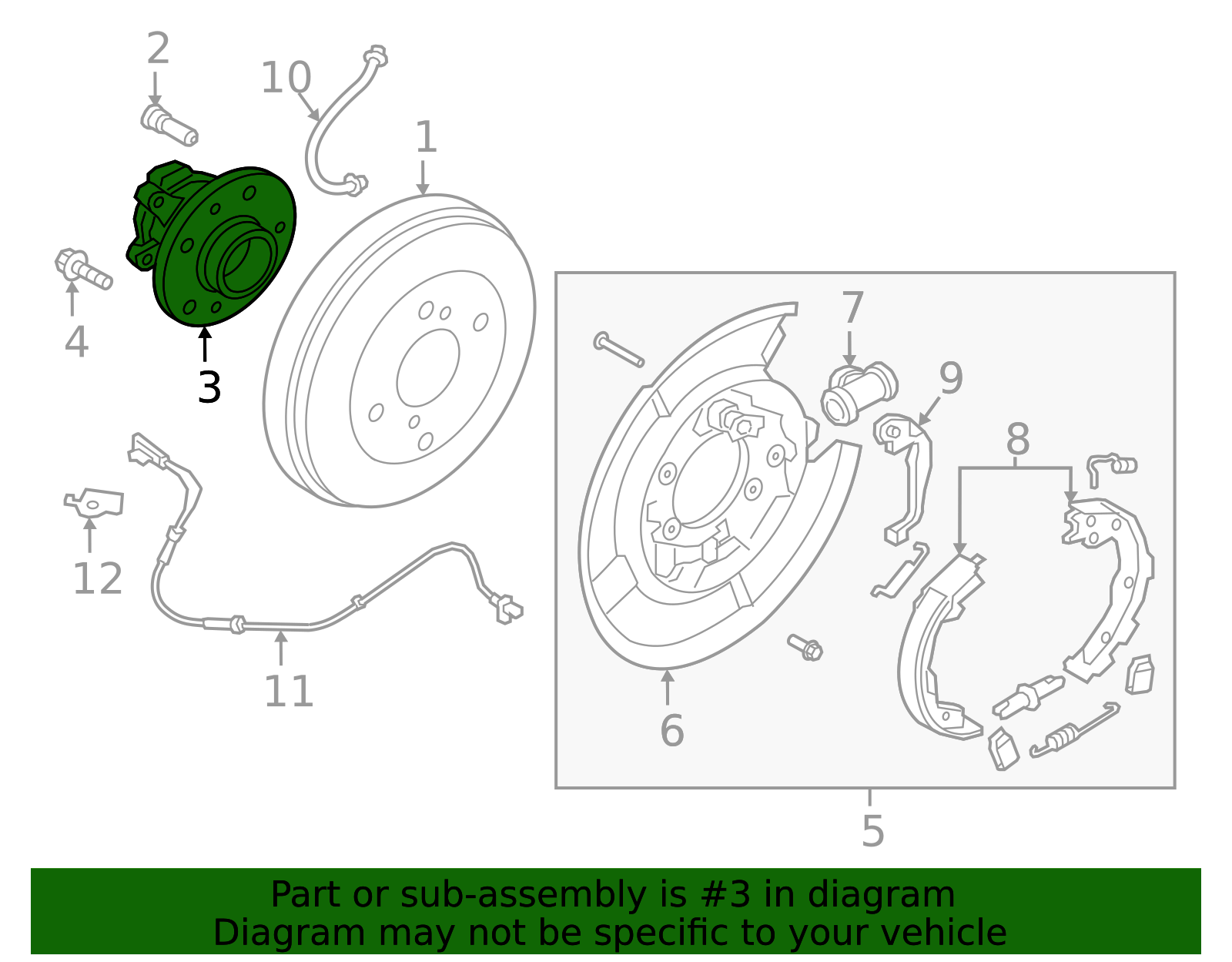 43202-5EE1A - Hub Assembly 2018-2025 Nissan | Official Nissan Parts Store