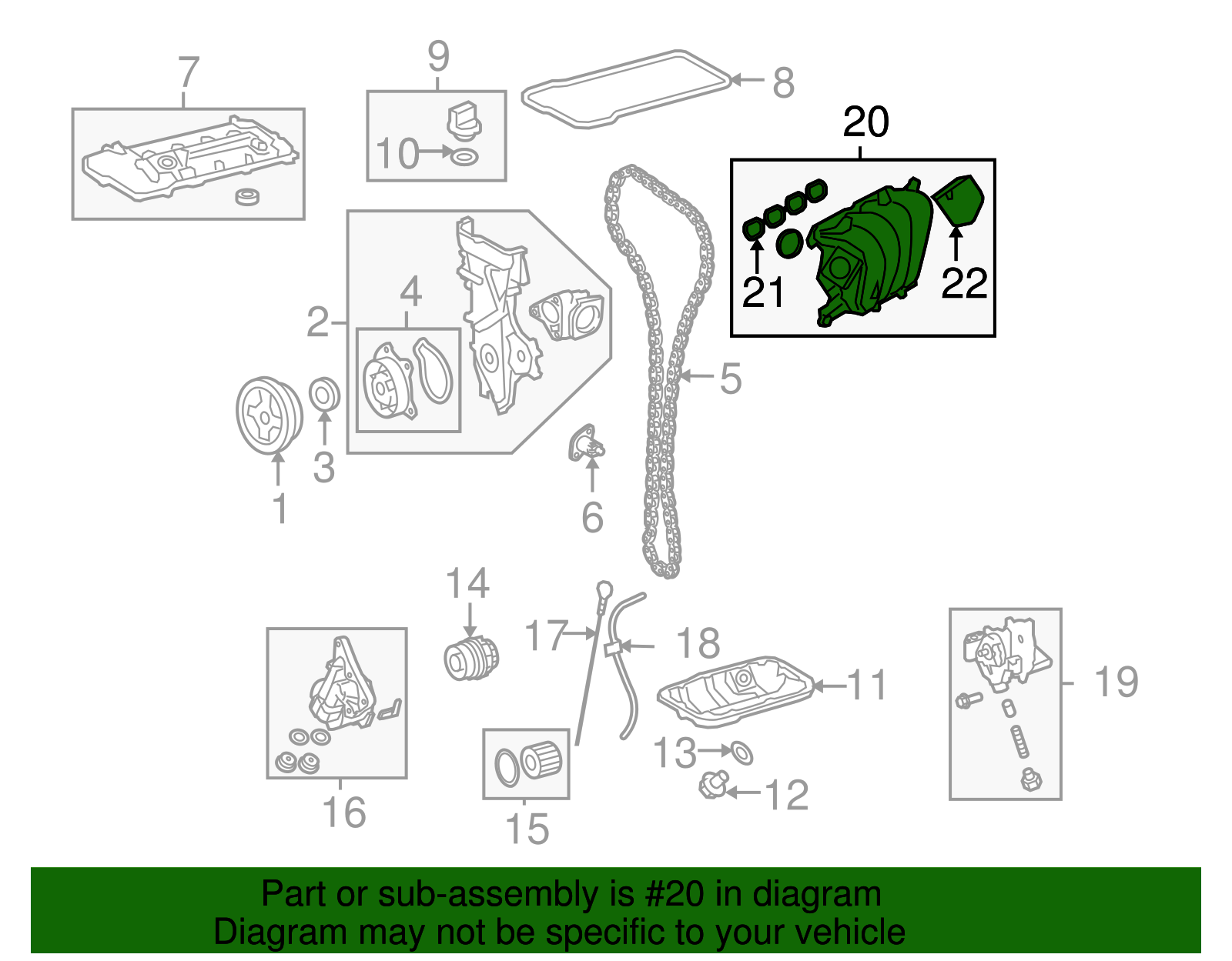 2008-2010 Toyota Intake Manifold 17120-0T011 | Toyota Parts Center