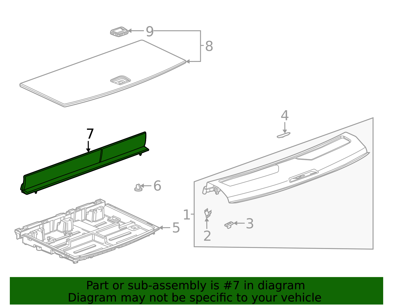 85597146 - GM Front Trim 2021-2024 GM | National OEM Parts