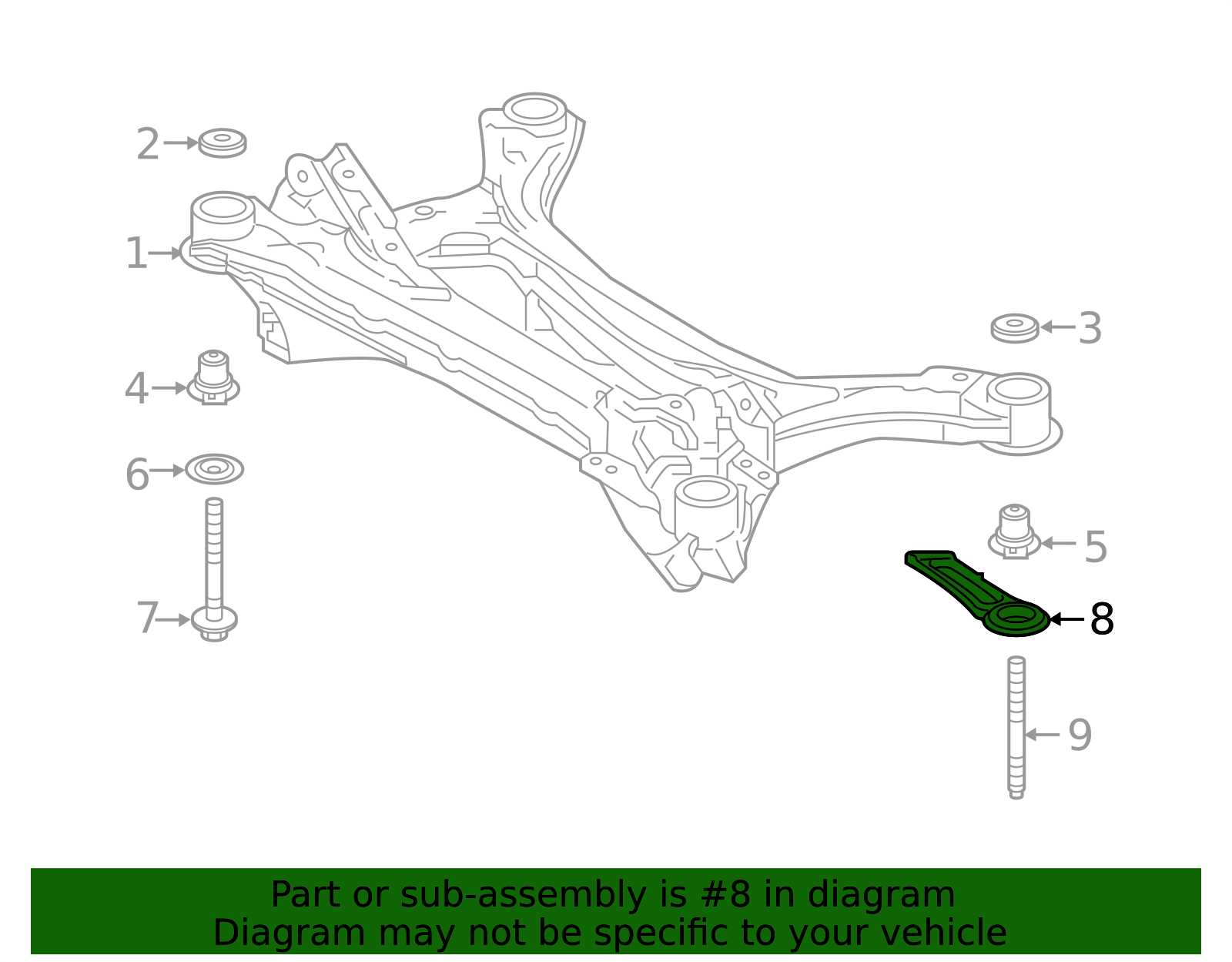 2018-2025 Toyota Rear Brace 52298-06010 | Lithia Toyota Parts