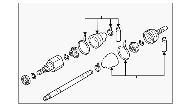 2019-2025 Nissan Altima Axle Assembly 39600-6CA0A | My Nissan Part