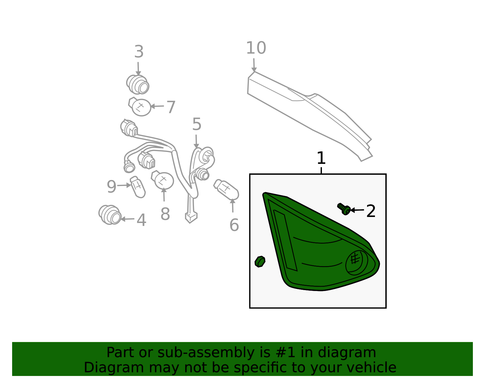 26525-7Y025 - Tail Light Assembly 2004-2008 Nissan Maxima | Official ...