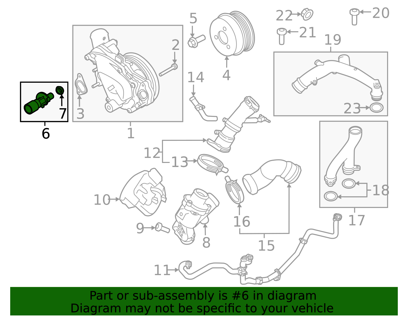 Genuine OEM Oil Cooler Tube Part# LR028136 Fits 2010-2022 Land Rover ...