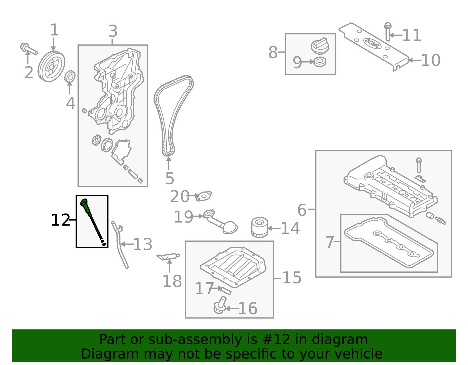 26611-2B000 - Dipstick 2010 Kia Soul | Kia.Parts Store