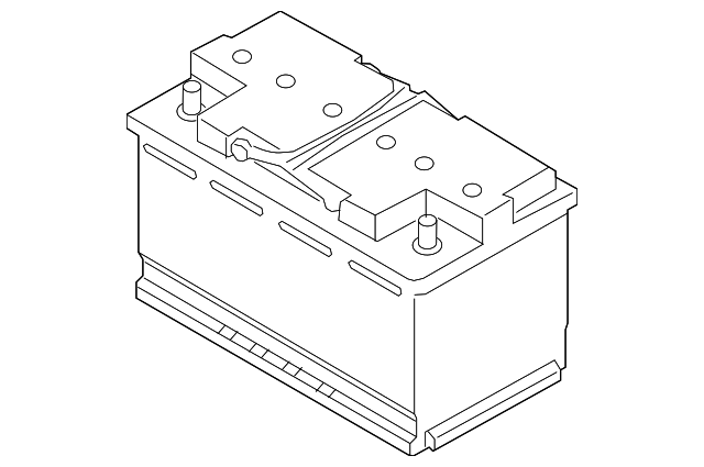 2015-2025 Ford Battery BAGM-94RH7-800 | OEM Parts Online