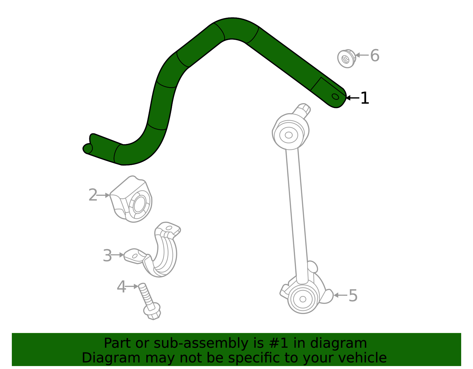 2020-2025 GM Front Stabilizer Shaft 84438109 | Capital Chevy Parts