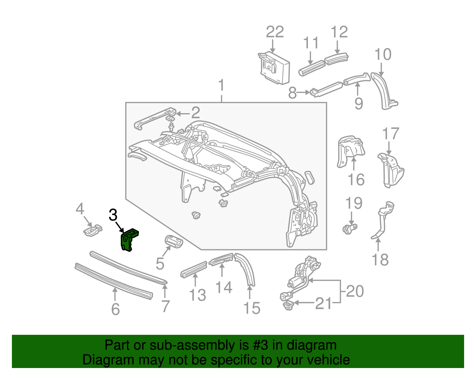 2000-2001 Honda S2000 Lock Assembly 86250-S2A-013 | Honda Factory Parts