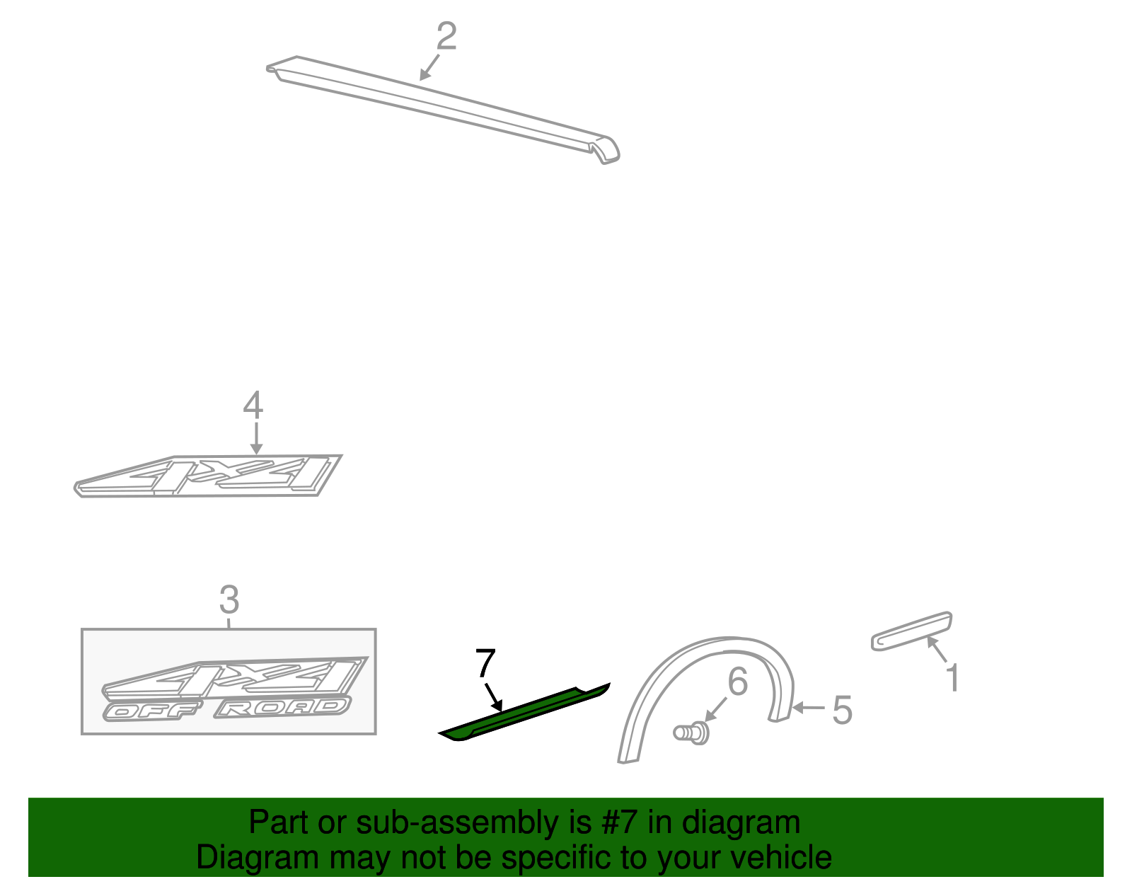 F81Z-25292A22-AA - Stone Guard - 1999-2016 Ford | Lasco Auto Parts