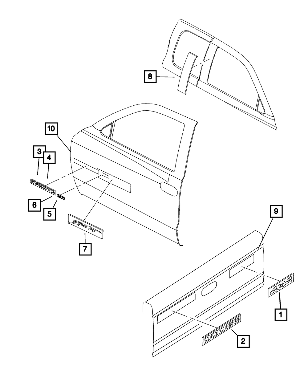 55076431ab - Decal - 2001-2003 Dodge | World Parts Direct