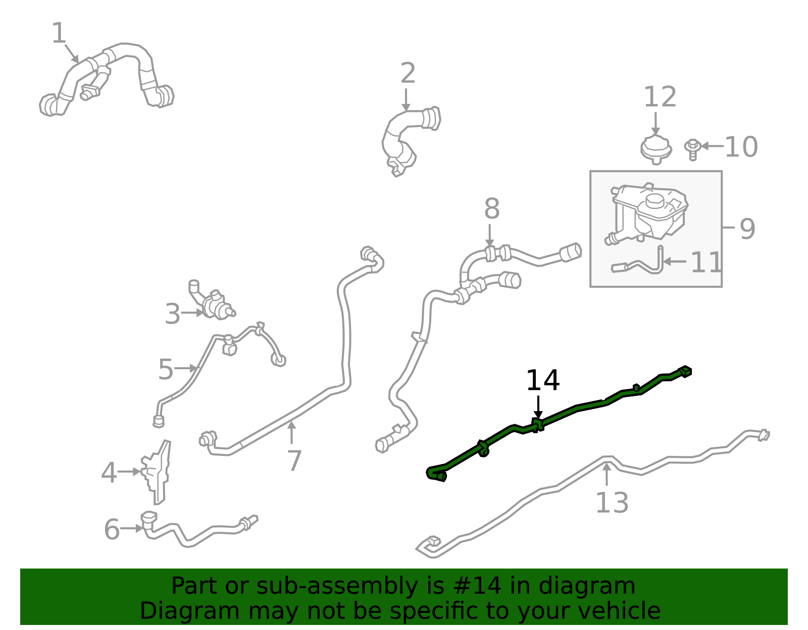 2018-2023 Jaguar E-Pace Vent Hose J9C20992 | JaguarParts.com