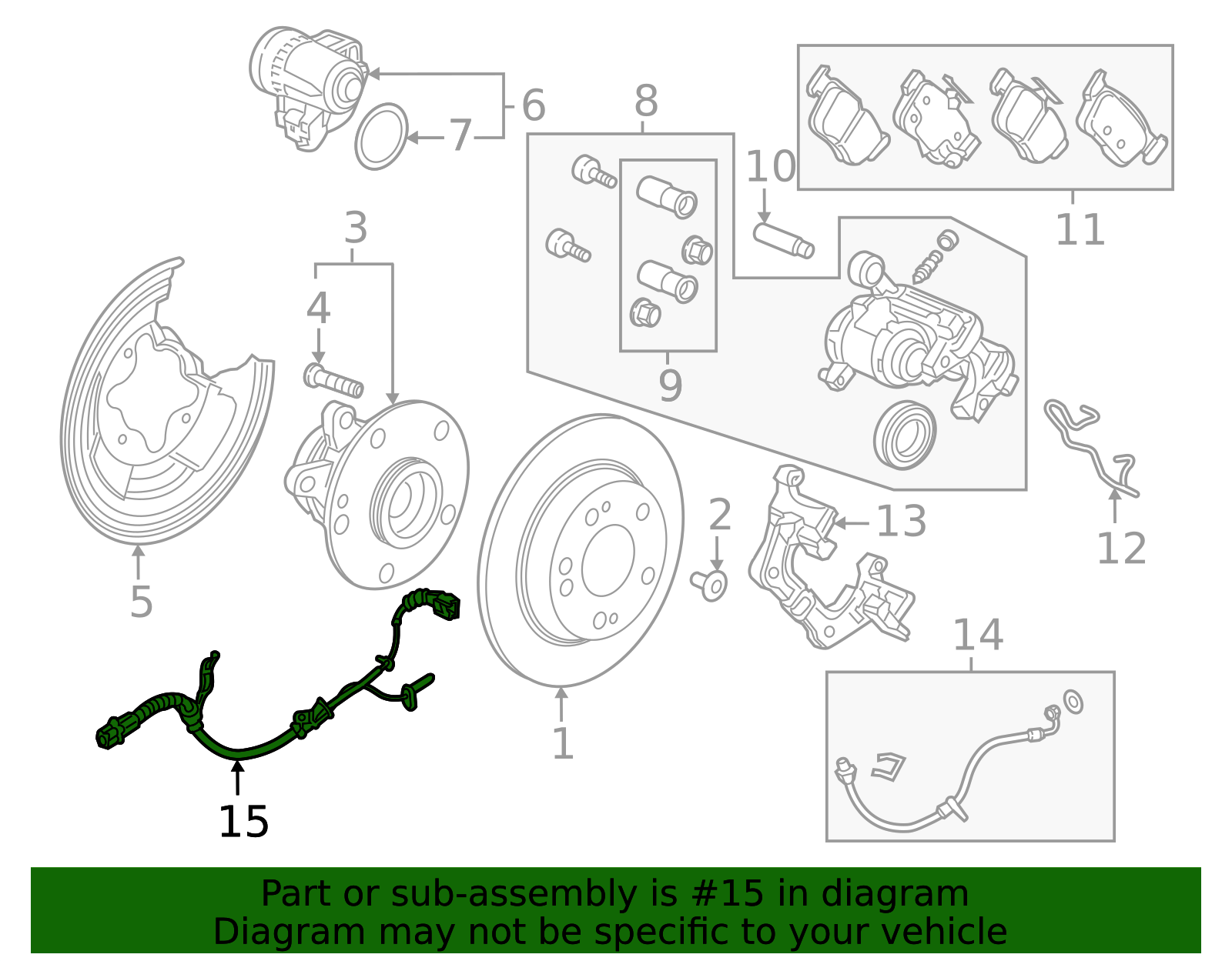 47510-T20-A01 - 2022-2025 Honda Civic - ABS Sensor | Genuine Honda Parts