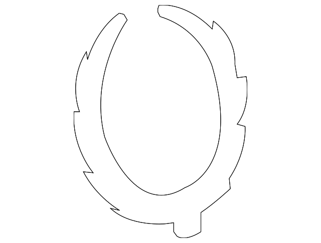 2008-2014 Cadillac CTS Dark Titanium Deck Lid Logo 20890985 | Capital ...