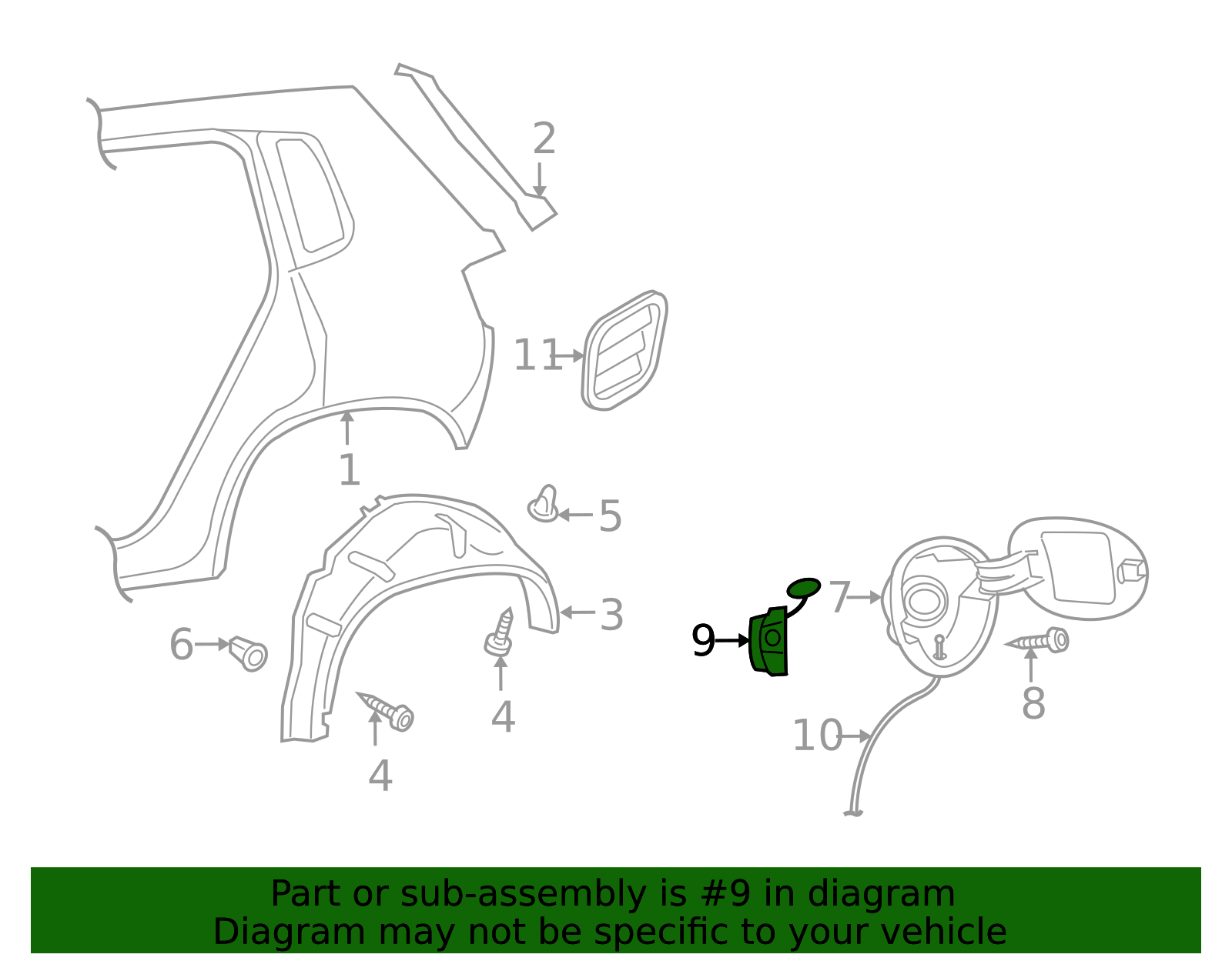 5N0-810-773-F - High-Quality Fuel Filler Door Lock Actuator for 2009 ...