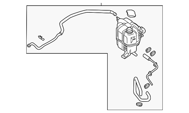 2005-2008 Nissan Reservoir Assembly 21710-EA01A | My Nissan Part