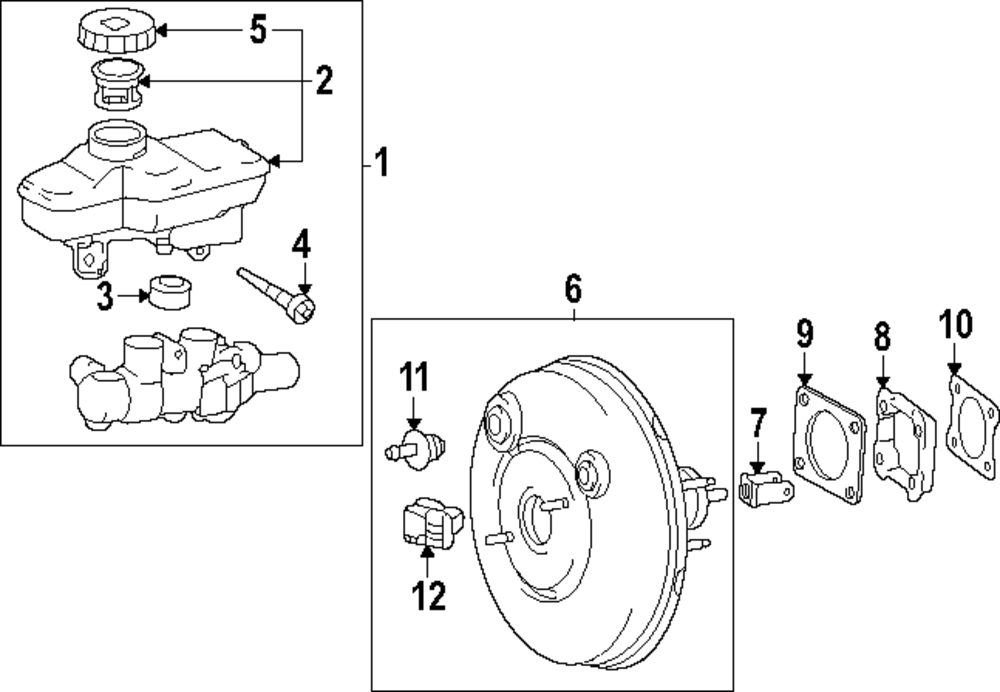 2024-2025 Toyota Tacoma Reservoir Assembly 47220-AK021 | Toyota Parts ...
