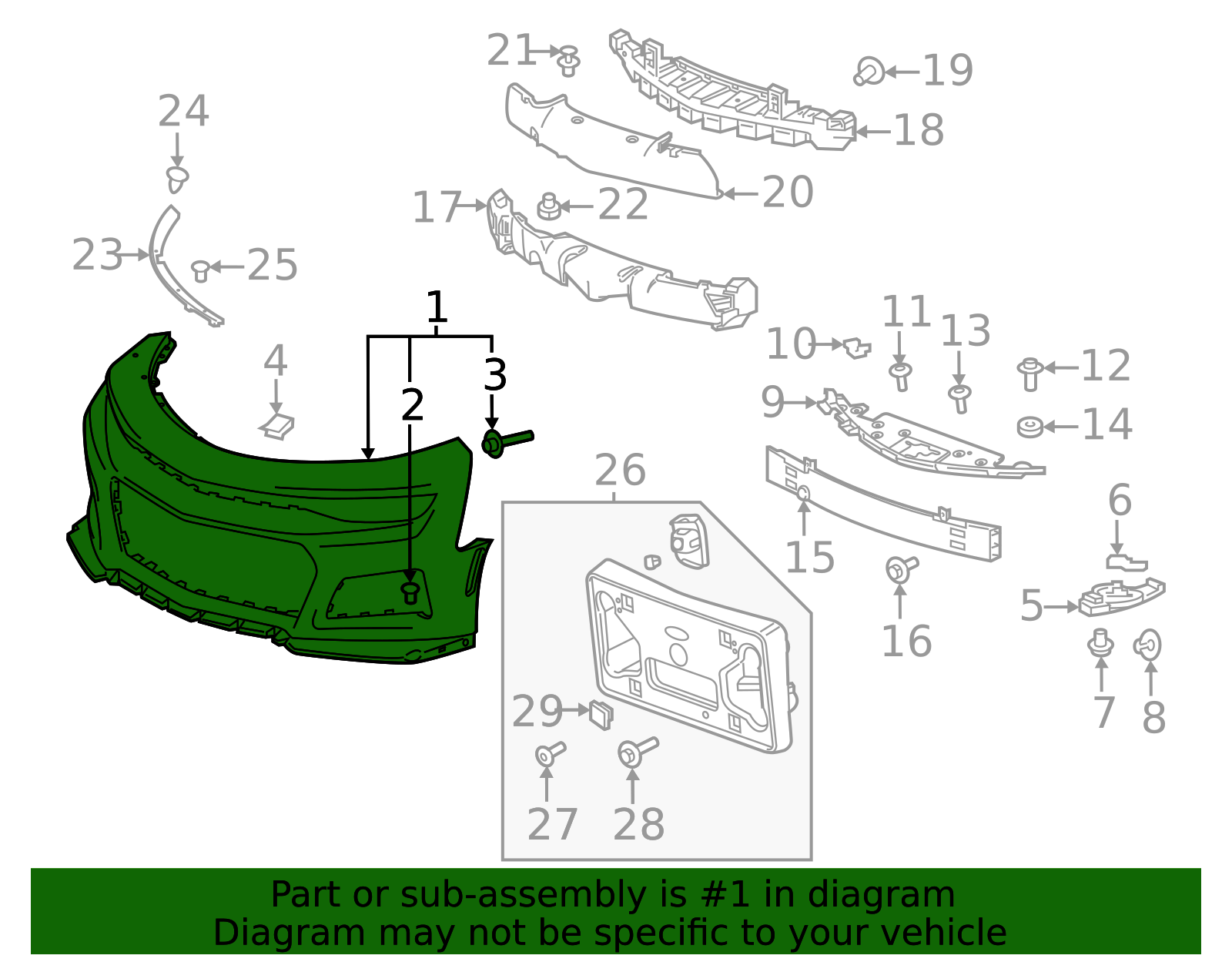84380528 - Bumper Cover 2017-2023 Chevrolet Camaro | GM Parts Center