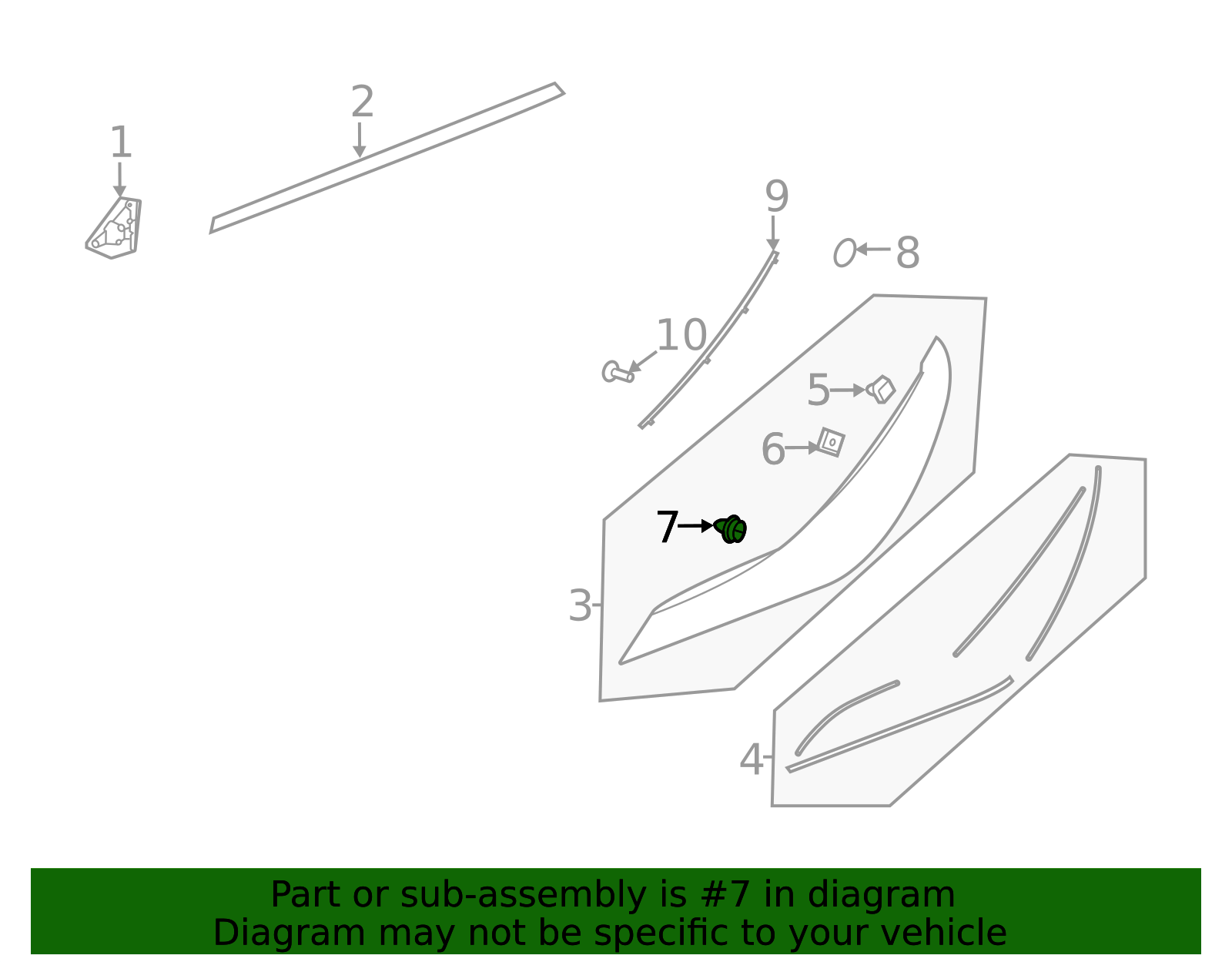 2020-2026 Toyota GR Supra 2020-2024 Toyota GR Supra - Lower Molding ...
