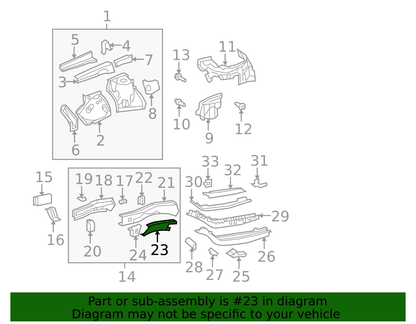 57145-48030 - High-Quality Frame Side Member Reinforcement for 2008 ...