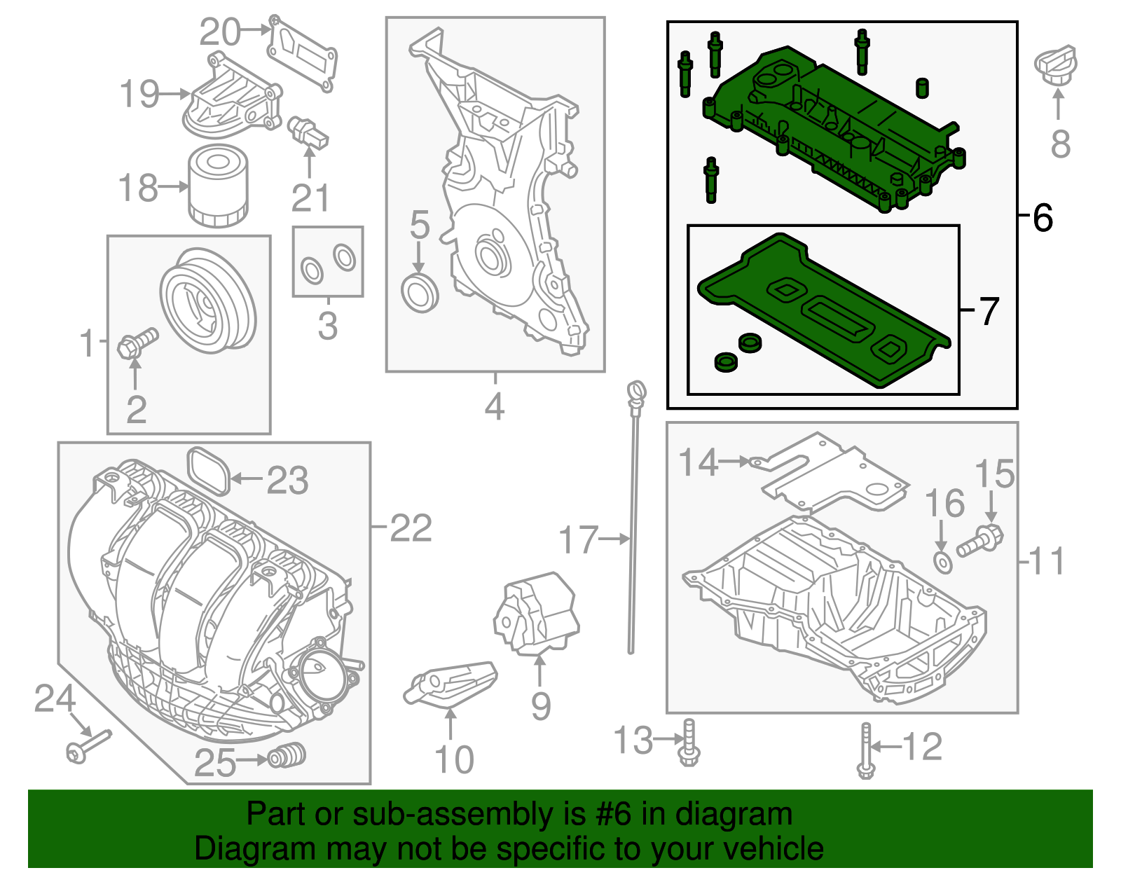 2014-2022 Ford Valve Cover FM5Z-6582-E | Ford OEM Parts Outlet