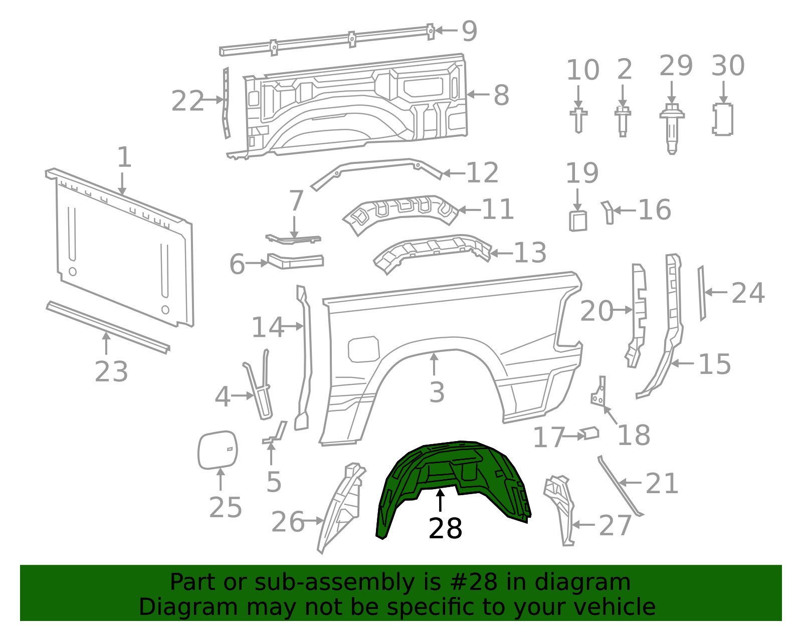2019-2024 Ram 1500 Shield 68628904AA | Mopar Parts Canada